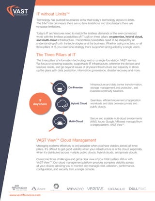 VAST Corporate Brochure | PDF