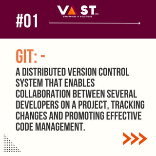 VaST ITES INC. - Name of Version control tools in devops.pdf