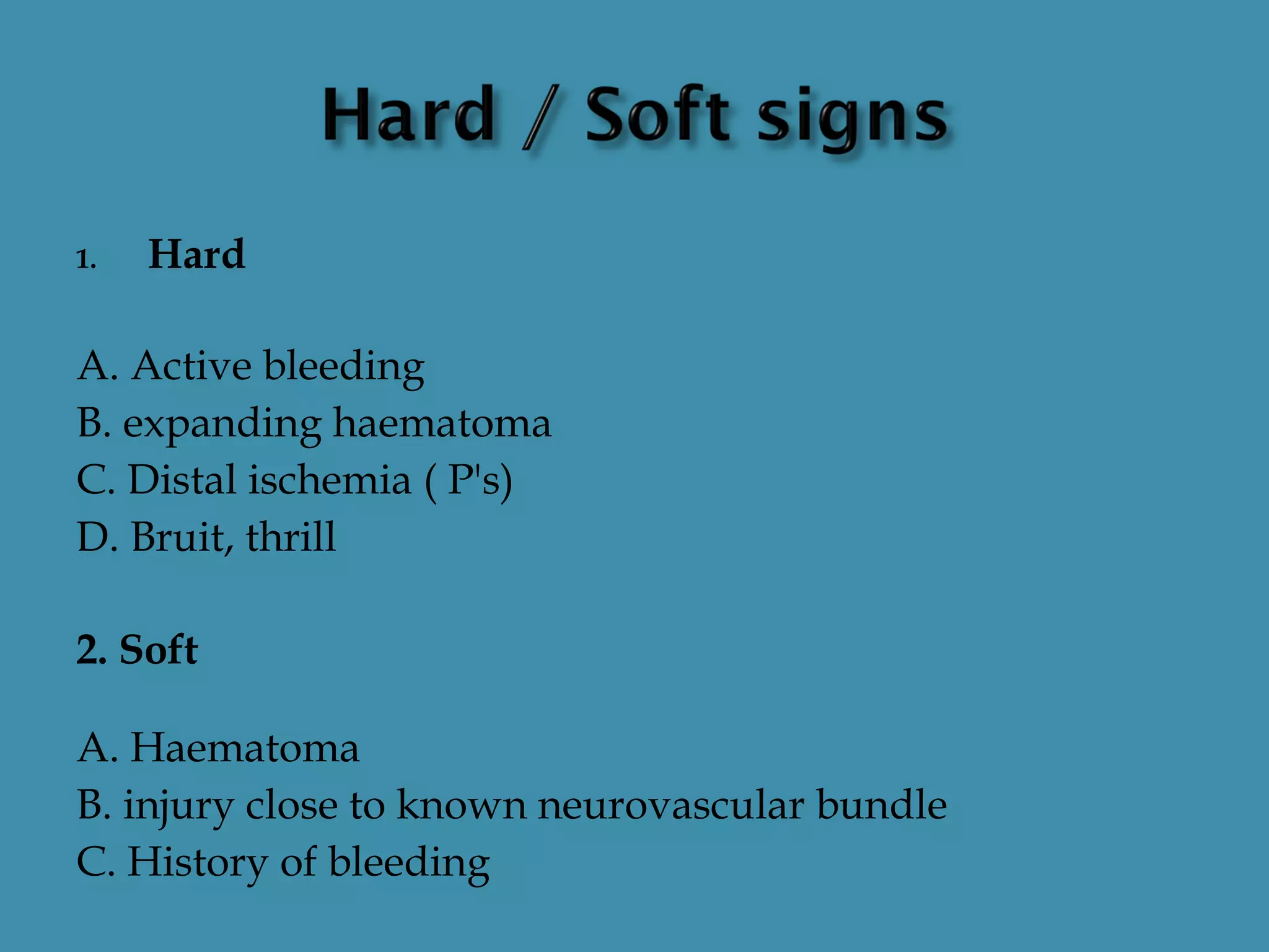 Vascular trauma | PPT