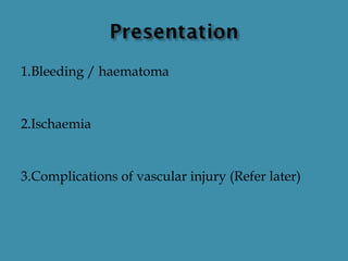 Vascular trauma | PPT