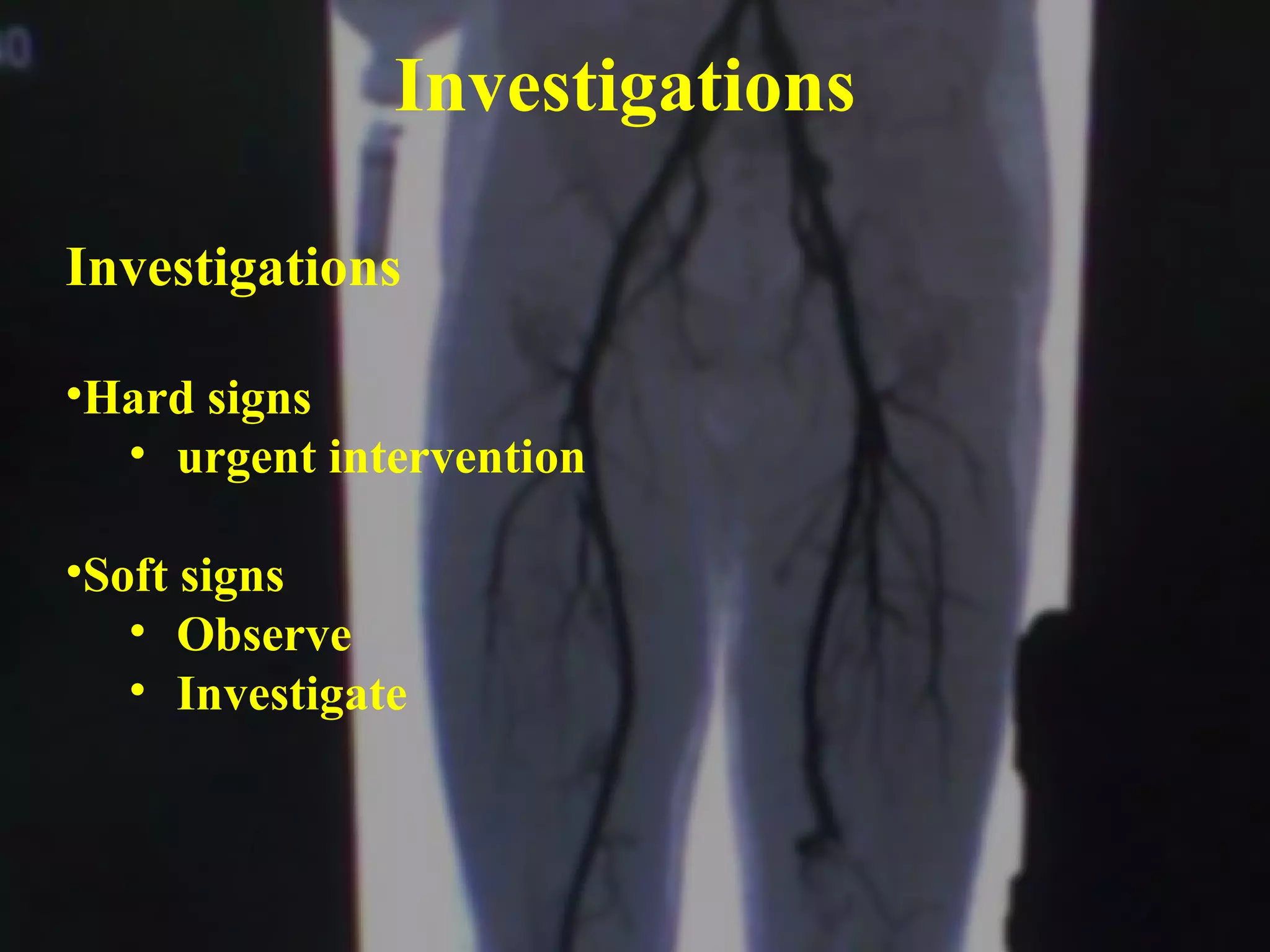 extremity Vascular trauma / injury | PPT