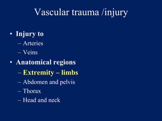 Vasular trauma | PPT
