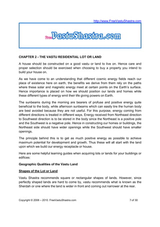 Vastu for-house-e book | PDF