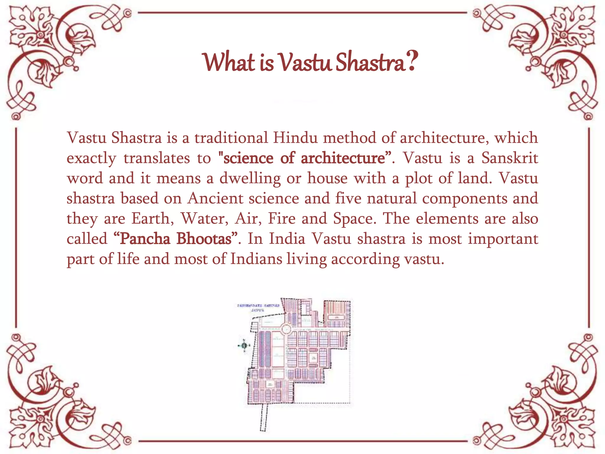 Vastu shastra consultants | PPTX