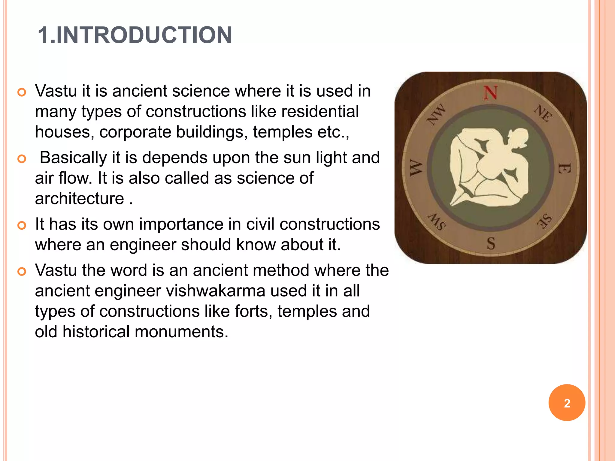 Vastu shatra in civil engineering . ppt .. | PPTX