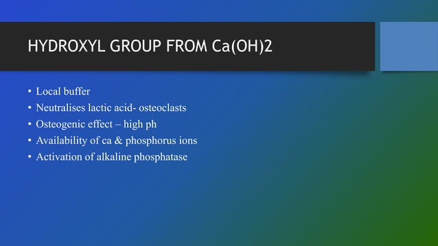 calcium hydroxide | PPTX
