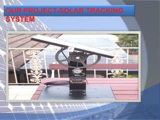 solar tracking system | PPTX