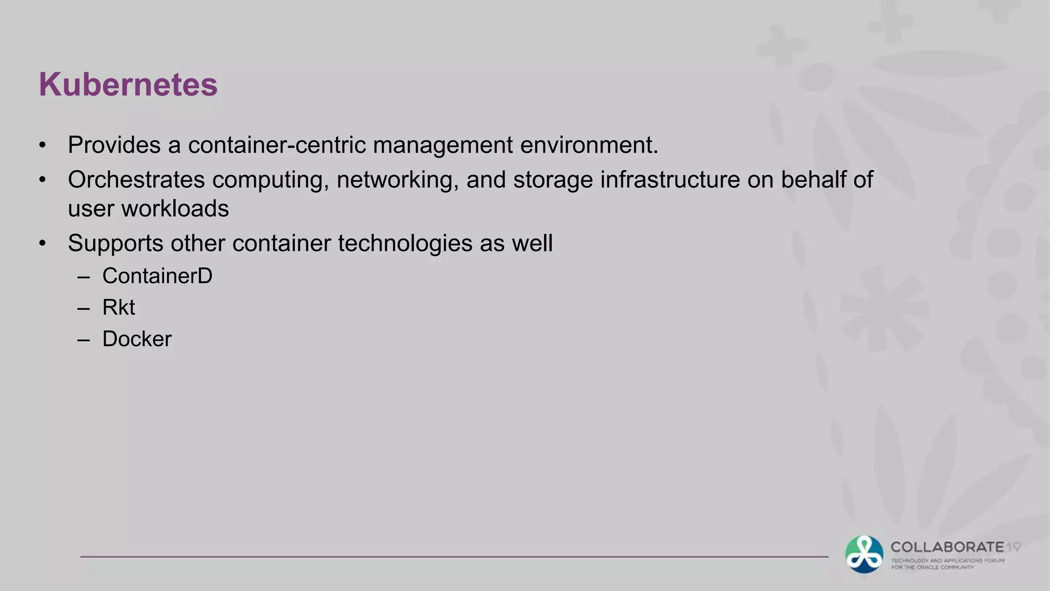 Oracle E-Business Suite on Kubernetes Cluster | PPTX