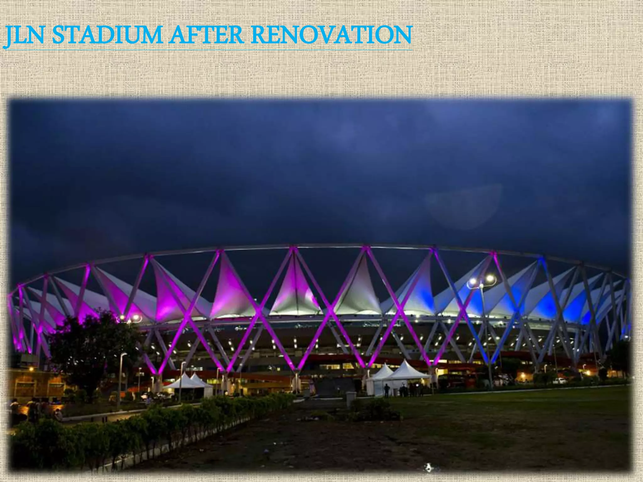 presentation on jln stadium | PPTX