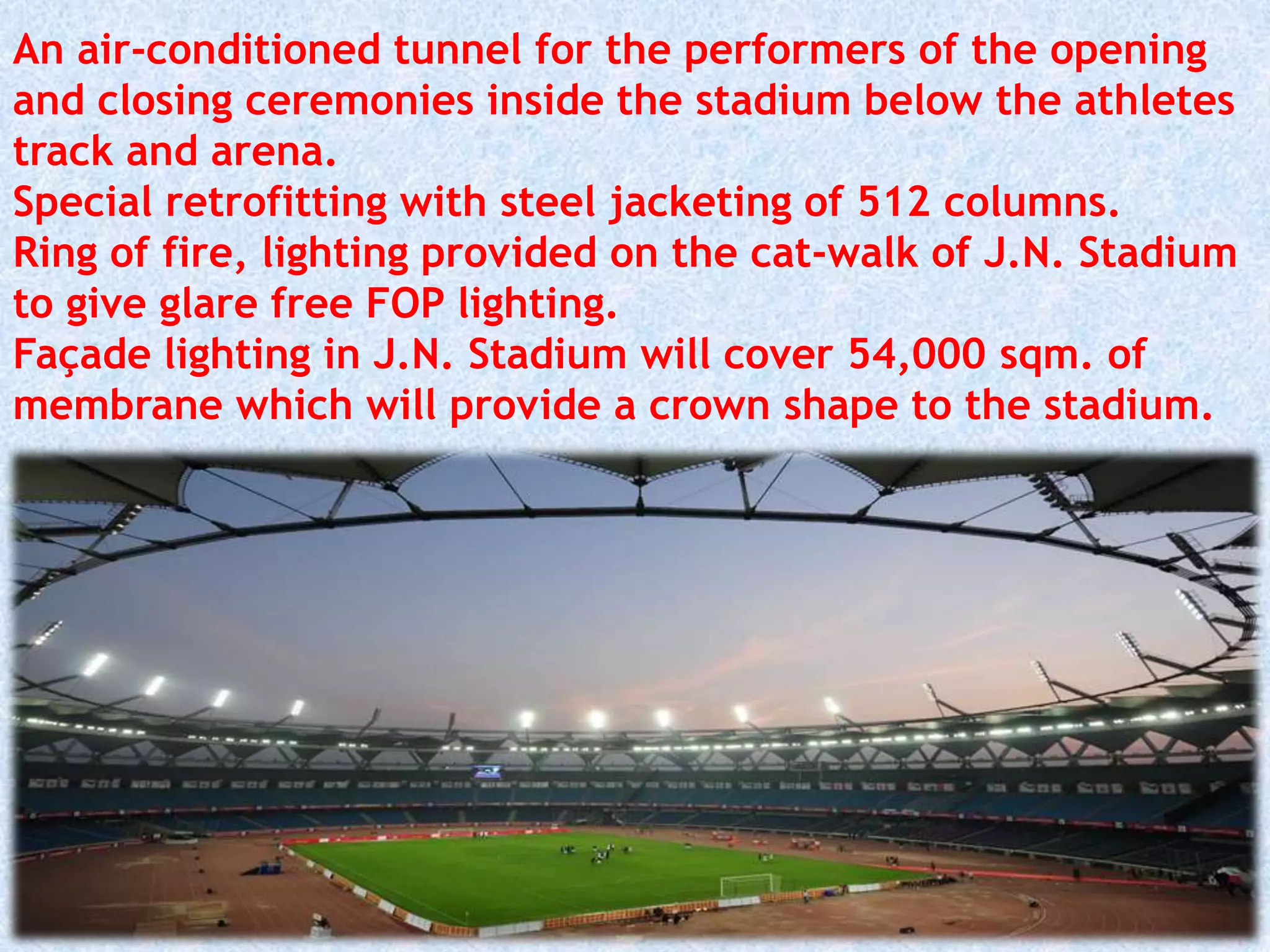 presentation on jln stadium | PPTX