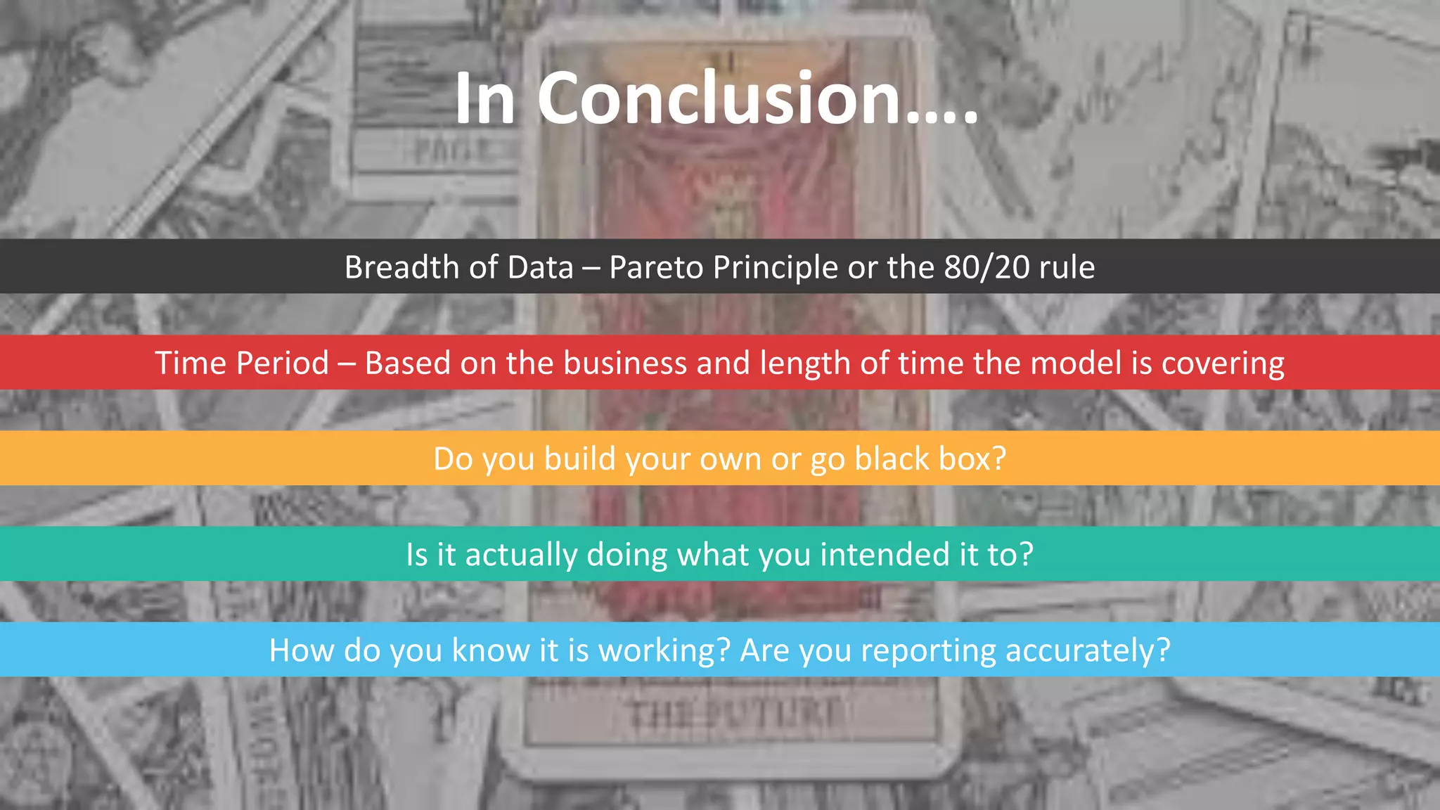 Predictive Modelling, not magic - FOM Jam slides | PPT
