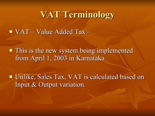 Value Added Tax | PPT