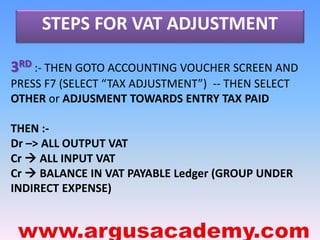 TALLY Vat ENTRY | PPSX