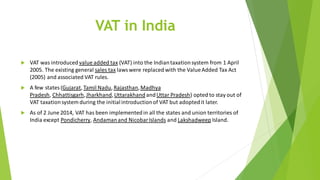 VAT. ppt for BBA student | PDF