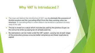 VAT. ppt for BBA student | PDF