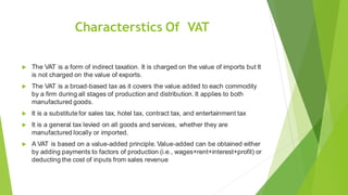 VAT. ppt for BBA student | PDF