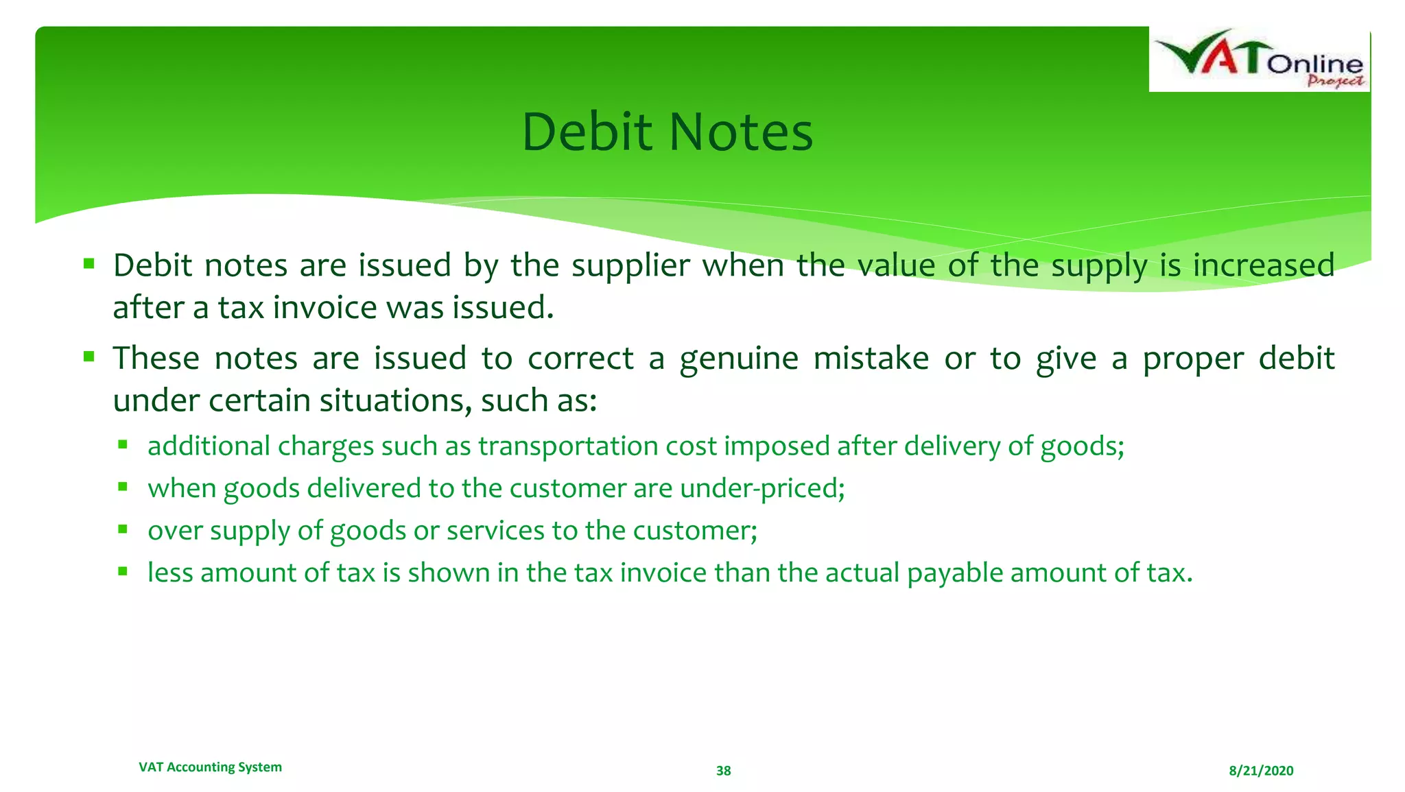 Vat accounting system new vat | PPTX