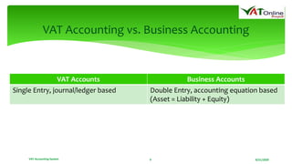 Vat accounting system new vat | PPT