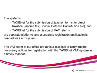 Cyprus VAT Alert - Obligation for Submission of VAT Returns ...