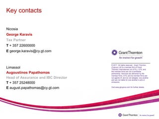 Cyprus VAT Alert - Obligation for Submission of VAT Returns ...