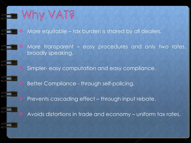 Vat And Its Applications | PPT