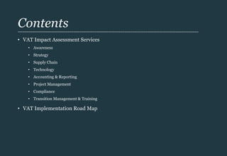 VAT implementation In UAE | PPT