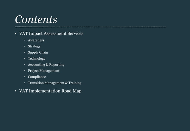 VAT implementation In UAE | PPT