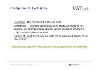 U.S. State and Local Indirect Tax Overview | PDF