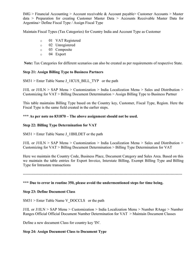 VAT configuration for TAXINN | DOC