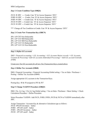 VAT configuration for TAXINN | DOC