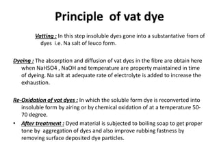 Vat Dye (Full PDF) | Vat Dye | PPTX