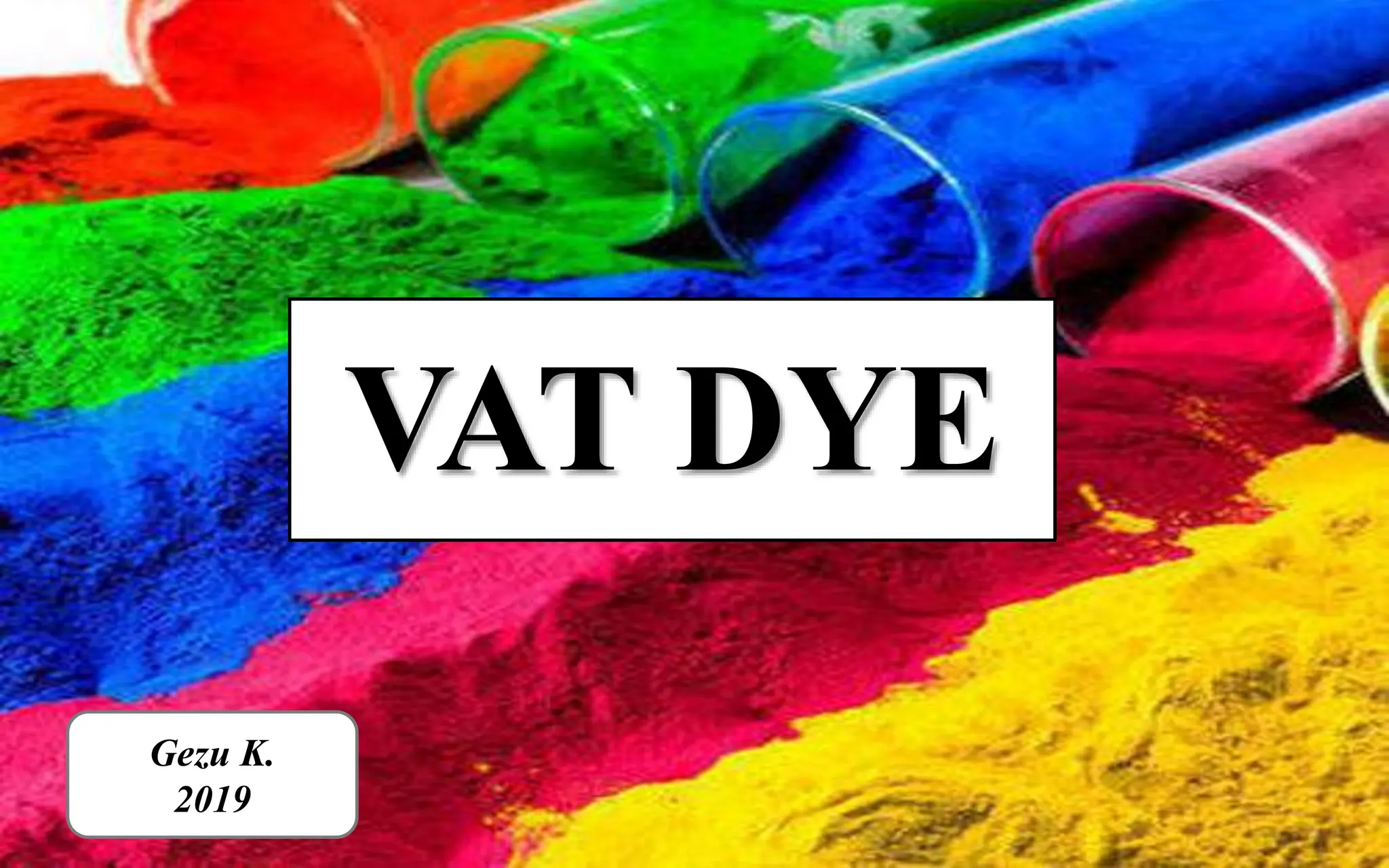 Dyeing of cellulosic and modified fiber with vat dye | PPTX