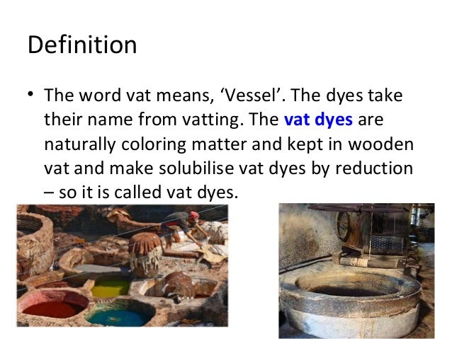 Vat+dyes