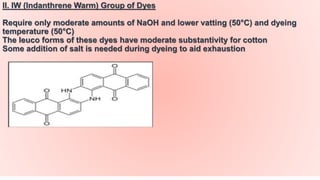 Vat Dyes Properties & Chemical Structure | PPTX