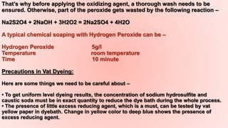 Vat Dyes Properties & Chemical Structure | PPTX