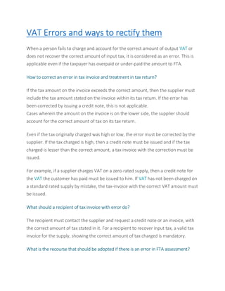 VAT Errors and ways to rectify them.pdf