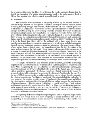 Holy See Vatican Address at UNGA 77th | PDF