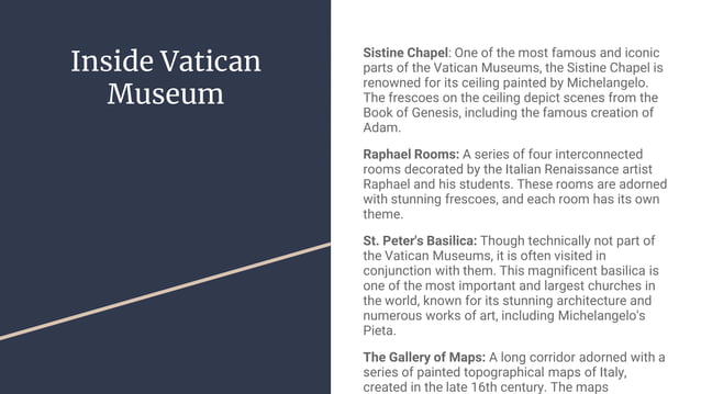 Vatican Museum Tickets.pptx | Museums & Galleries | Attractions