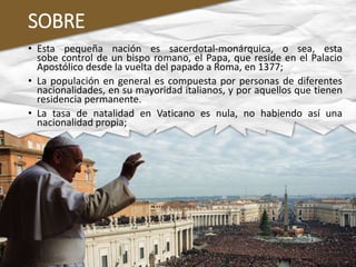Trabajo sobre el Vaticano | PPTX