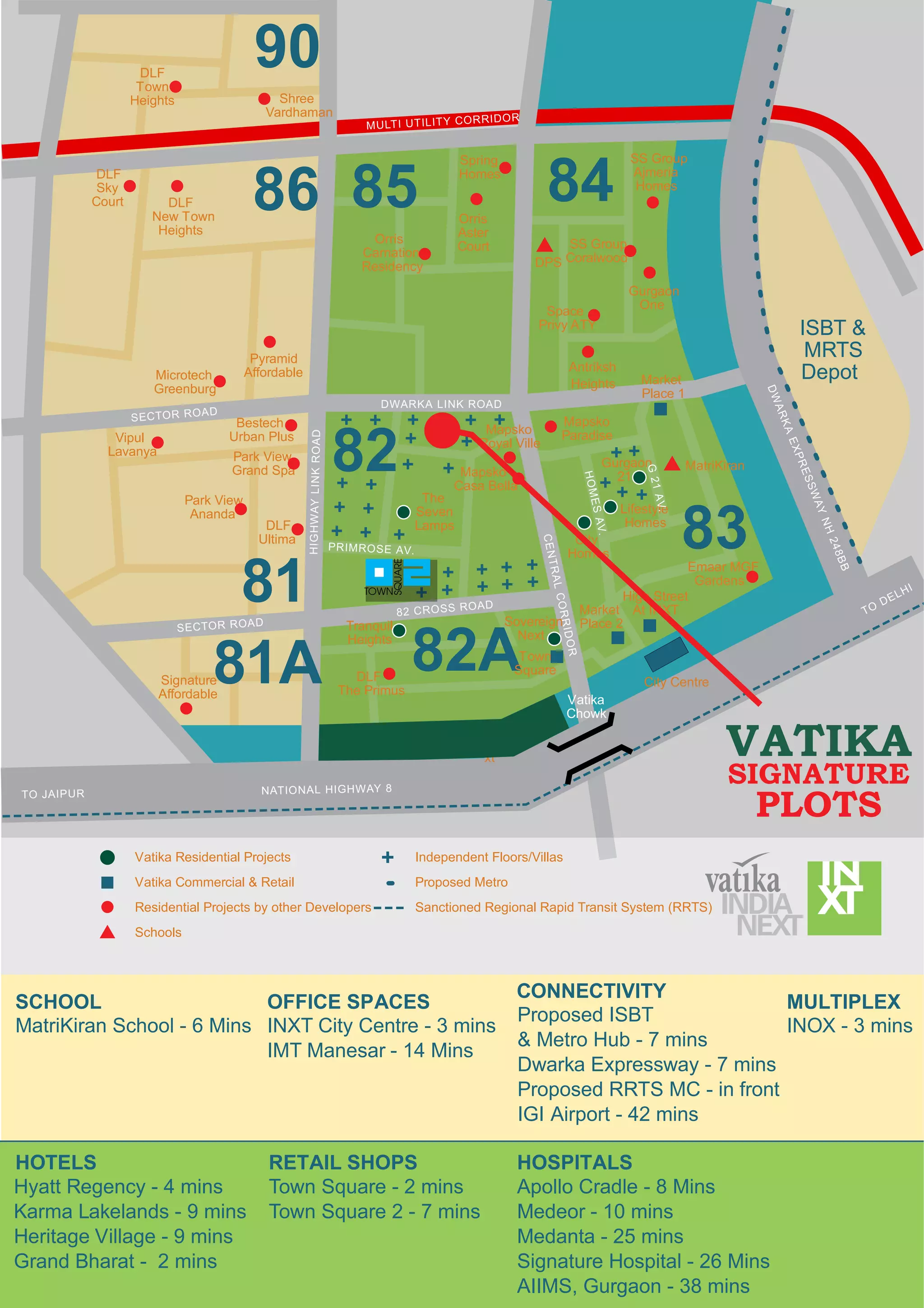 Vatika India Next Plots 700 Acre Township Sector 82, Gurugram | PDF
