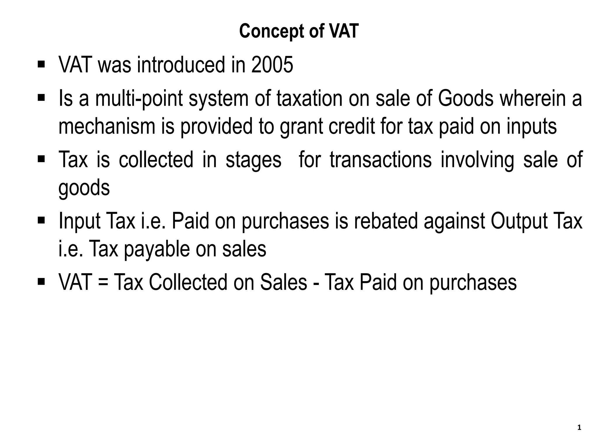 VAT in India by Mohmed Amin Mir | PPT