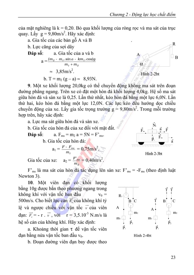 Vat ly dai cuong a1 bai tap | PDF