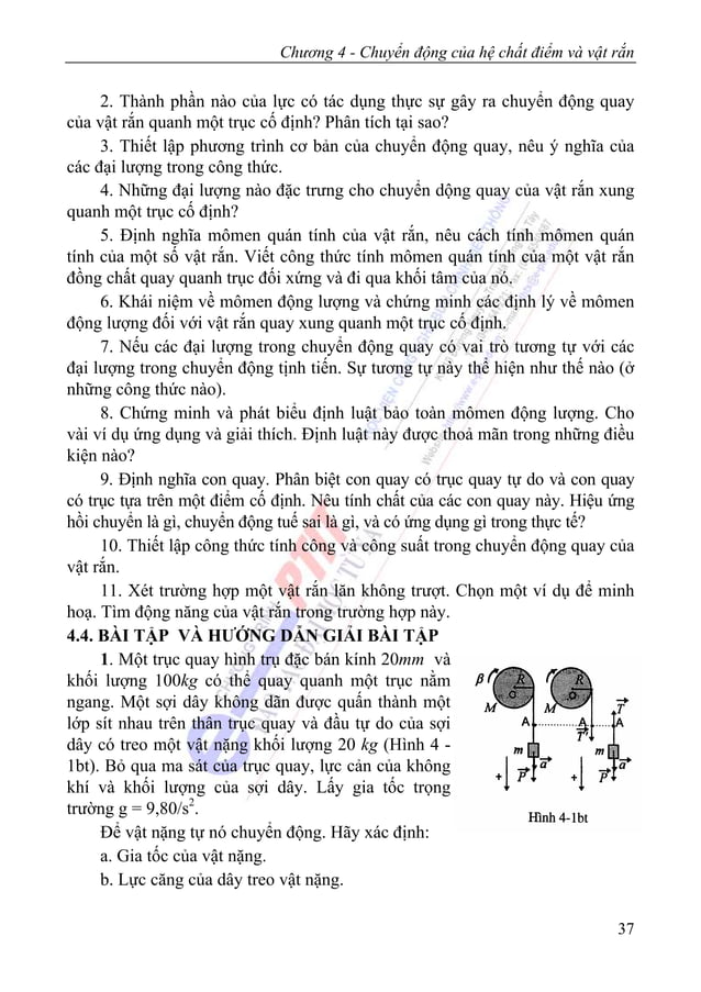 Vat ly dai cuong a1 bai tap | PDF
