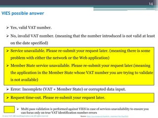 Vat mass validation services | PPT