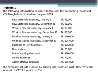 Vat presentation part 2 and calculation of value added tax. | PPT