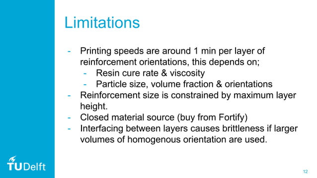 Vat polymerization with CF alignment - Fortify3D | PPTX