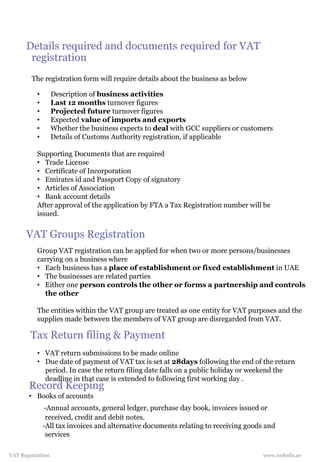Vat Registration Procedure - Guide | PDF