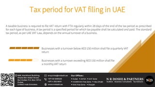 Vat return filing in uae | PPT