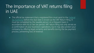 VAT Return Filing in UAE.pptx