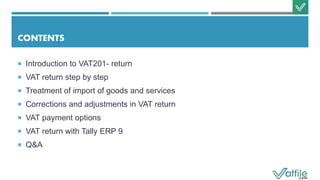 Vat return &payment | PPTX